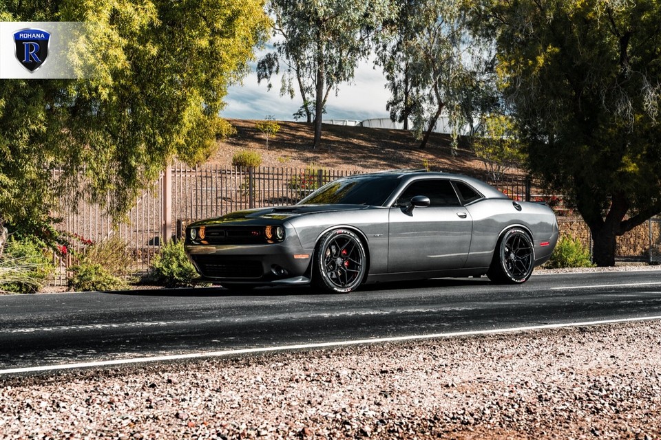 20” ROHANA RFX11 GLOSS BLACK CONCAVE WHEELS FOR DODGE CHARGER ...