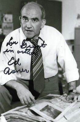 Ed Asner signed Up Elf Mary Tyler Moore Show Movie Actor Rare COA LOOK ...