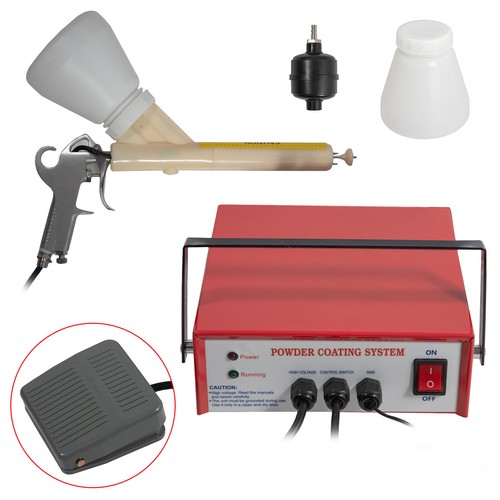 Electrostatic Powder Coating System Portable Paint Gun Coat Set PC03-2 ...