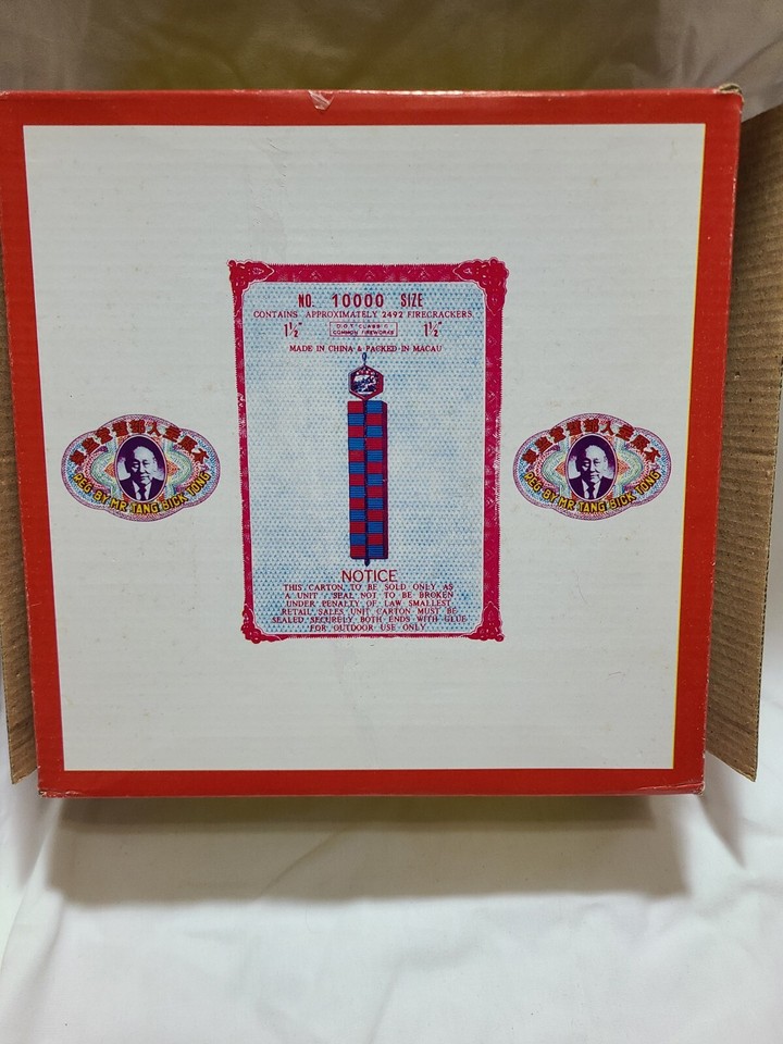 Original Duck Brand Firecrackers Box Label | eBay