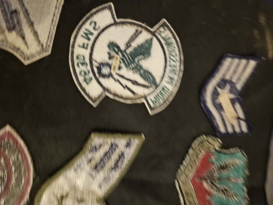 Vintage Lot 9 Patches USAF United States Air Force Rare lot Sac Mach 2 ...
