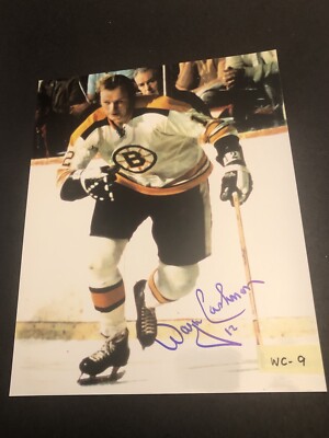 WAYNE CASHMAN Boston Bruins Autographed Signed Auto 8x10 Photo WC9 | eBay
