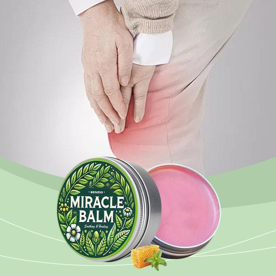 4Pcs Senzio-Miracle Balm,New Soothing Joint Cream for Back,Hands,Feet ...