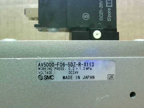 SMC AV5000-F06-5DZ-R-X113 Doux Démarrage Seolenoid Valvule - Neuf sans ...