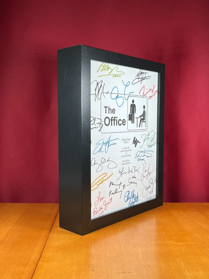 The Office Script Signed- Dinner Party- Autograph Reprints- Dunder ...