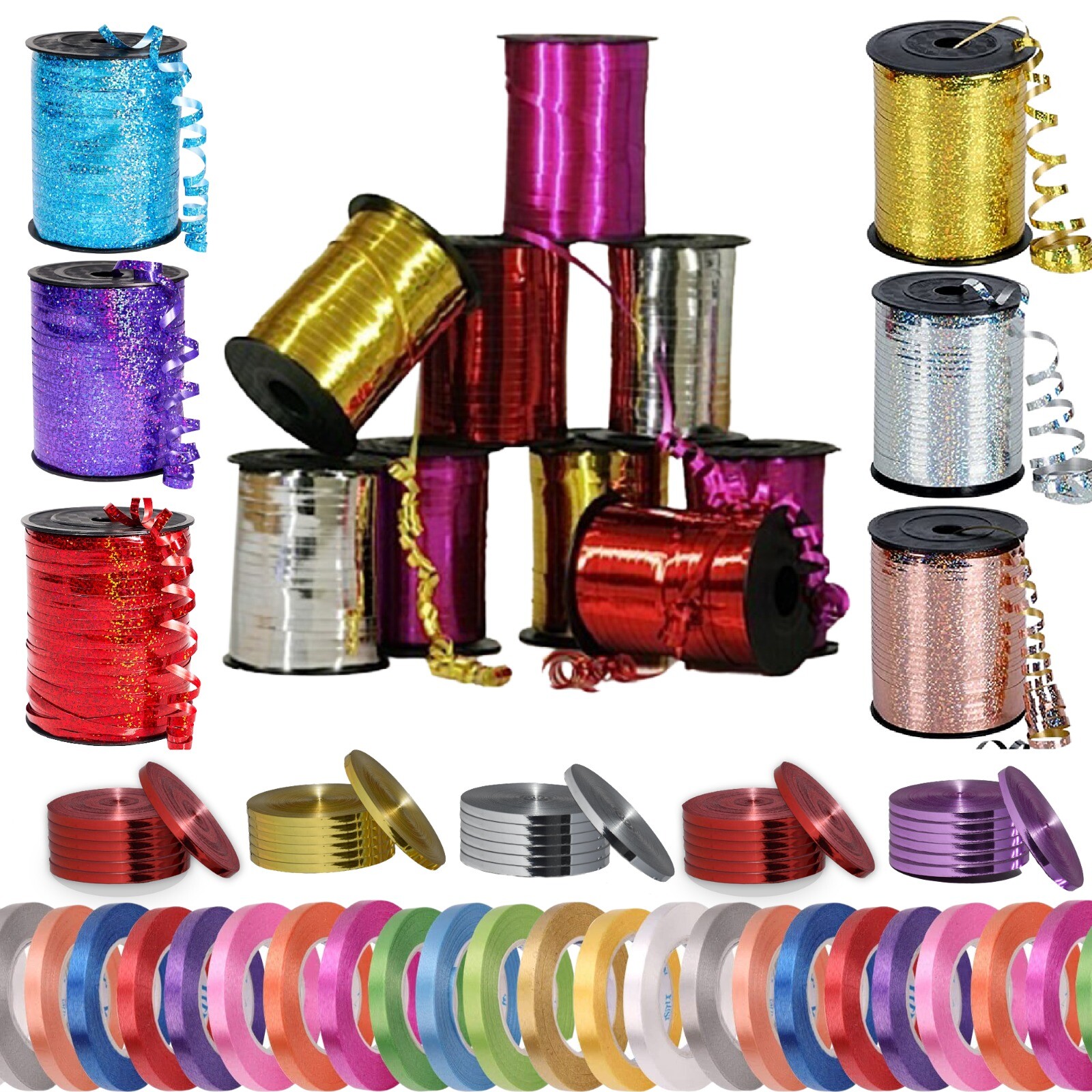 100 METERS BALLON CURLING RIBBON FOR PARTY GIFT WRAPPING BALOONS ...