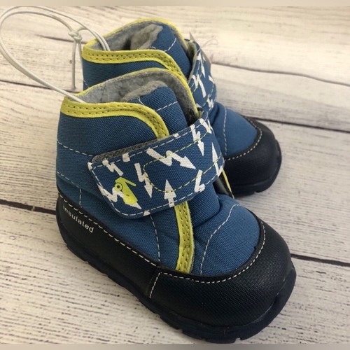 See Kai Run Basics Size 4 Blake Winter Boots - Blue Brand New | eBay