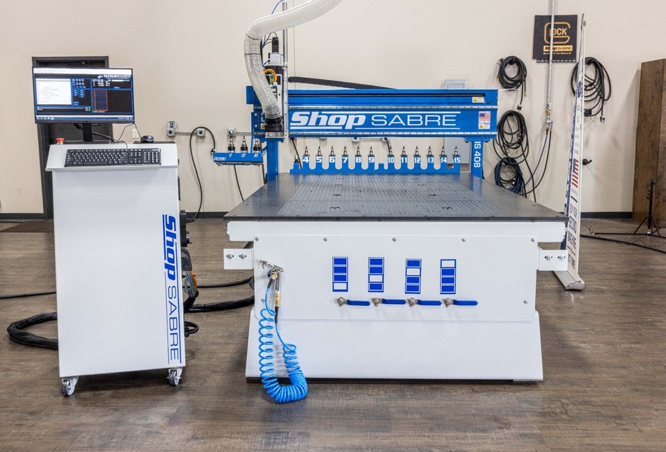 AMERICAN MADE CNC ROUTER - NEW ShopSabre CNC IS-408 Industrial Router ...
