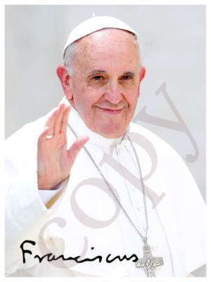 Pope Francis 7x5 Pre Print Autograph Photo | eBay