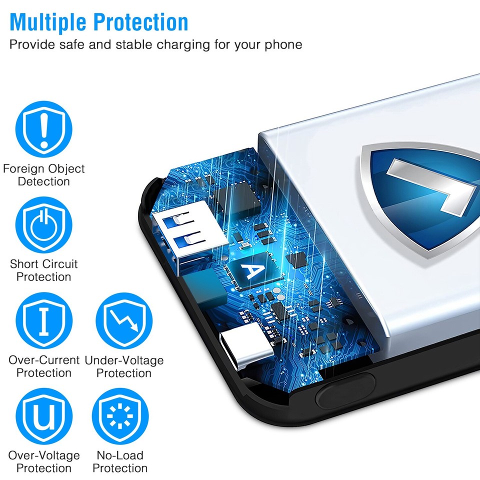 Battery Pack For Cell Phone Heated Vest Jacket 10000mAh USB Charging ...