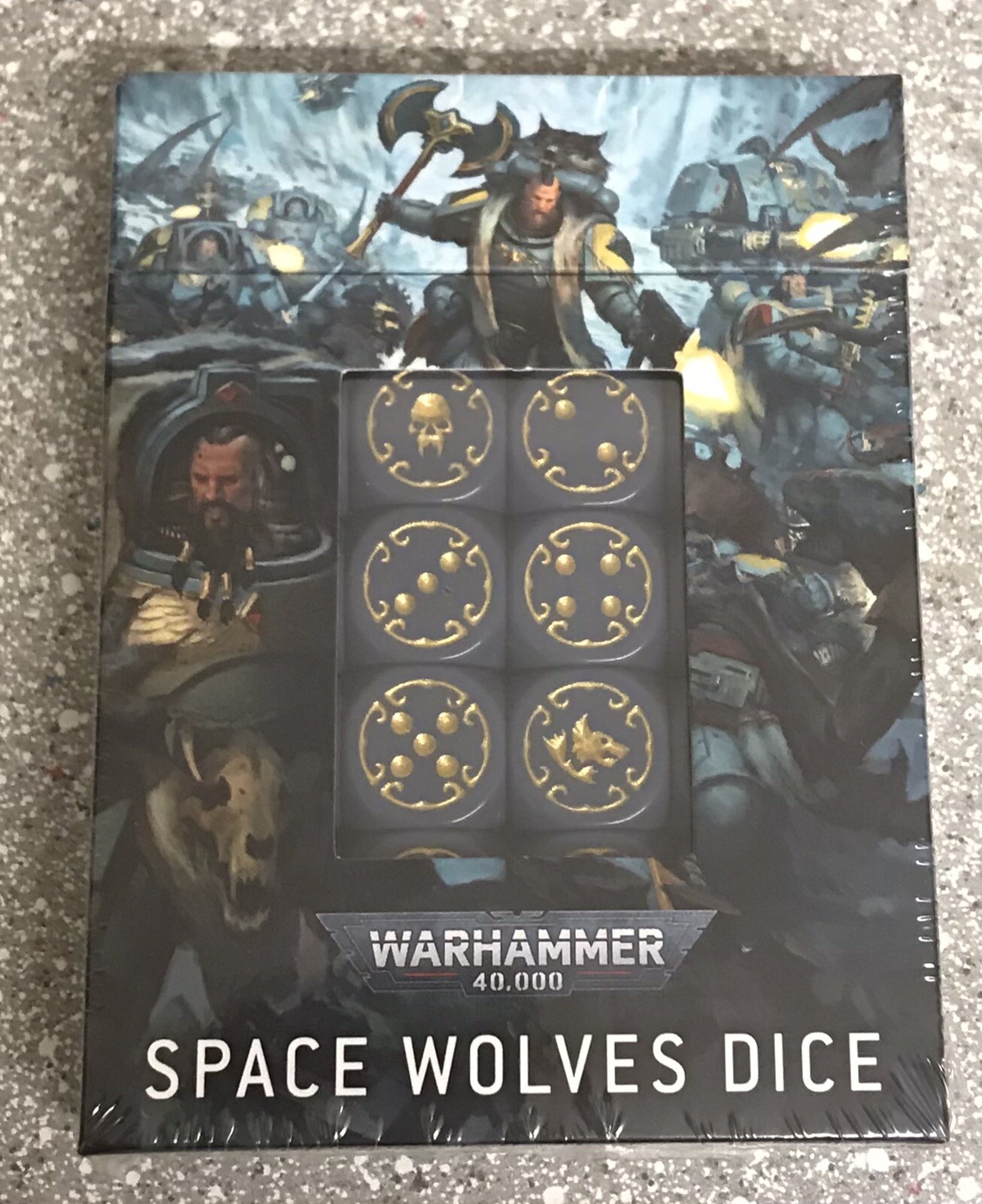 Games Workshop Warhammer 40k Space Wolves Dice Set Wolf Wh40k 2020 GW ...