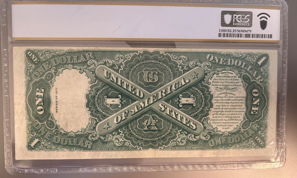 1917 $1 US Legal Tender Note Fr 39 PCGS Choice Very Fine 35 PPQ | eBay
