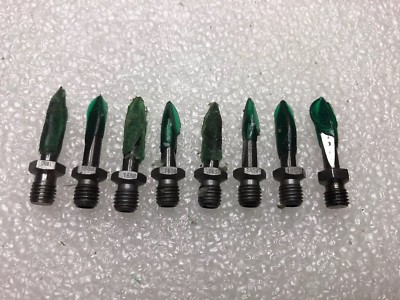 .1650 Dagger Drill Bit, Aircraft Tool 1/4”-28 Threaded Shank, Lot of 7 ...