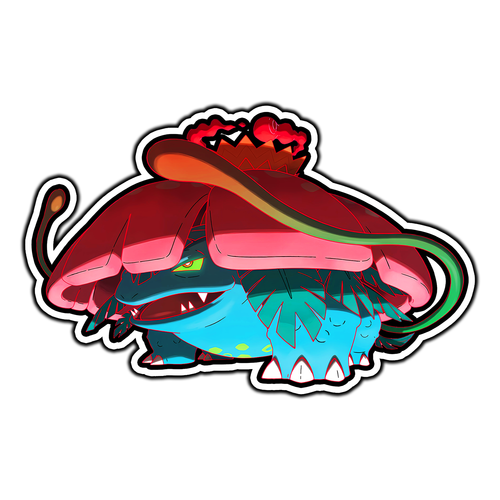 Venusaur Gigantamax Waterproof Vinyl Sticker Decal Die-Cut | eBay