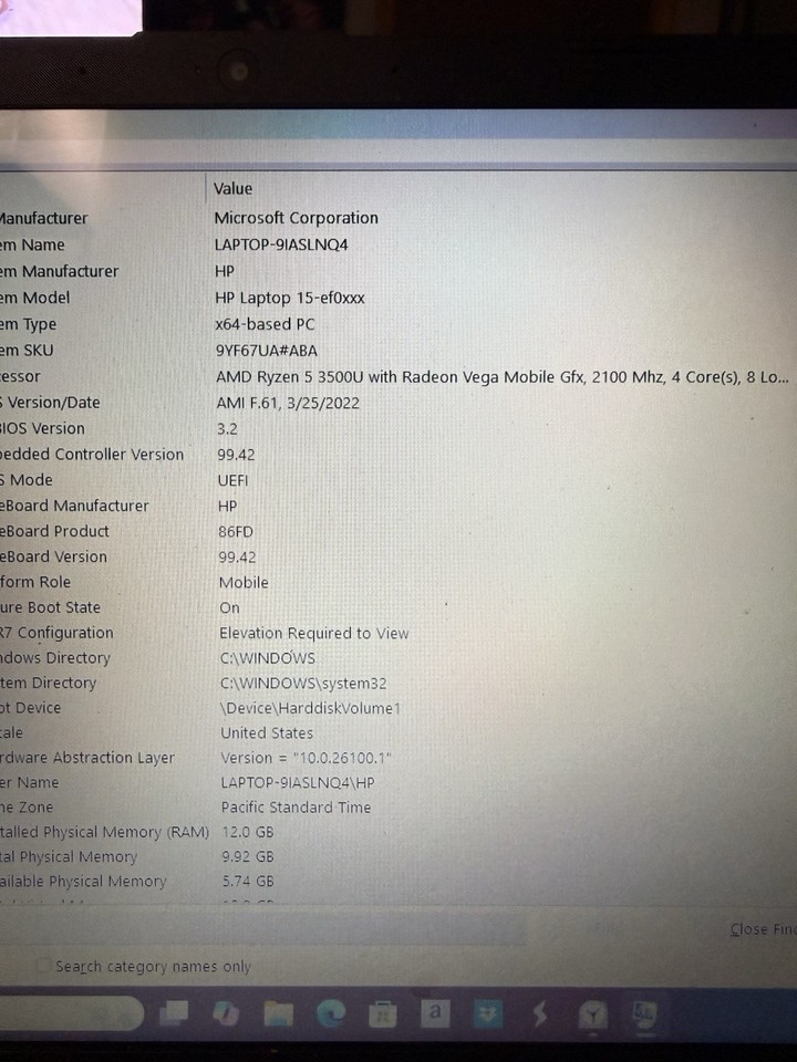 HP Model 15 -ef0023dx Touch screen Silver (Good condition) | eBay