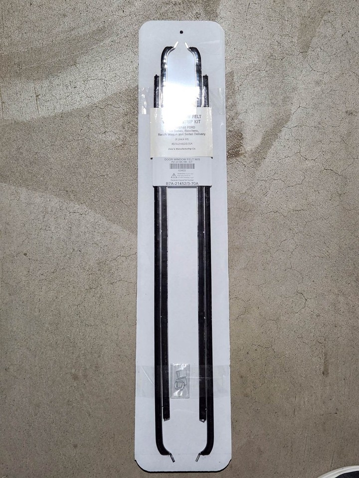 Door Window Felt Kit 1957-58 Ford 2Dr Sedan, Ranchero & Ranch Wagon | eBay