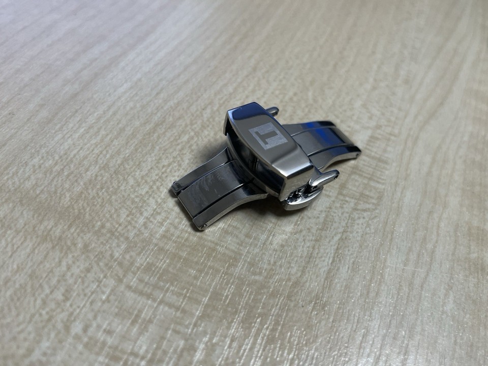 Tissot 18mm Deployment Clasp Push Button Stainless Steel Buckle | eBay