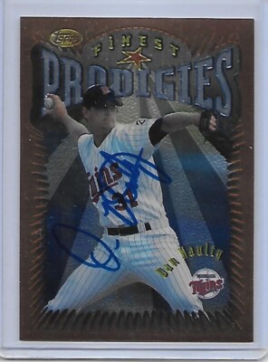 Baseball Card IP auto DAN NAULTY Minnesota Twins 1996 Topps Finest ...