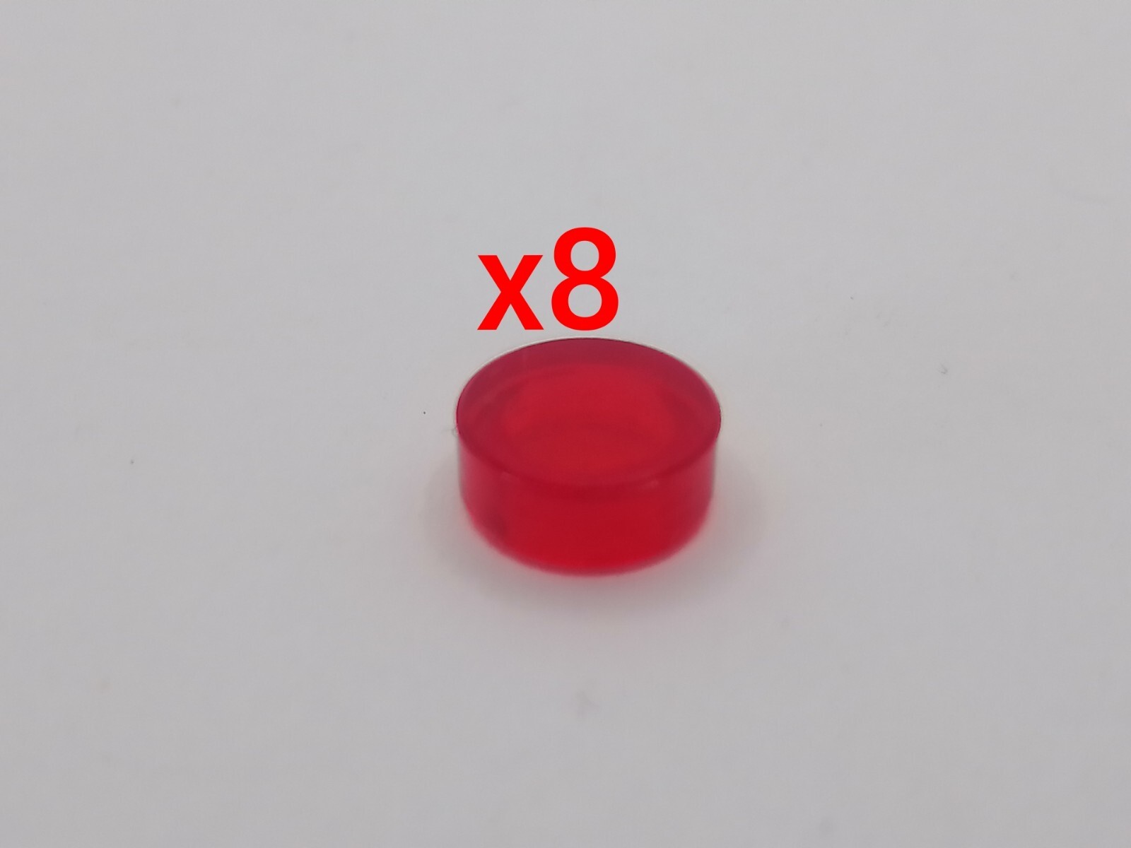Bulk Lego Part x8 - Tile Round 1x1 Transparent Red - 98138 CB03 | eBay ...