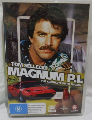 Magnum P.I. Fifth Season 5 6 discs DVD set Excellent Tom Selleck Aus ...