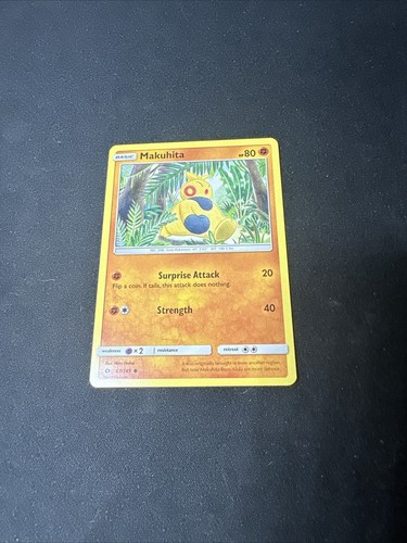 Pokemon 67/149 NM Makuhita Common Sun & Moon Base Set | eBay