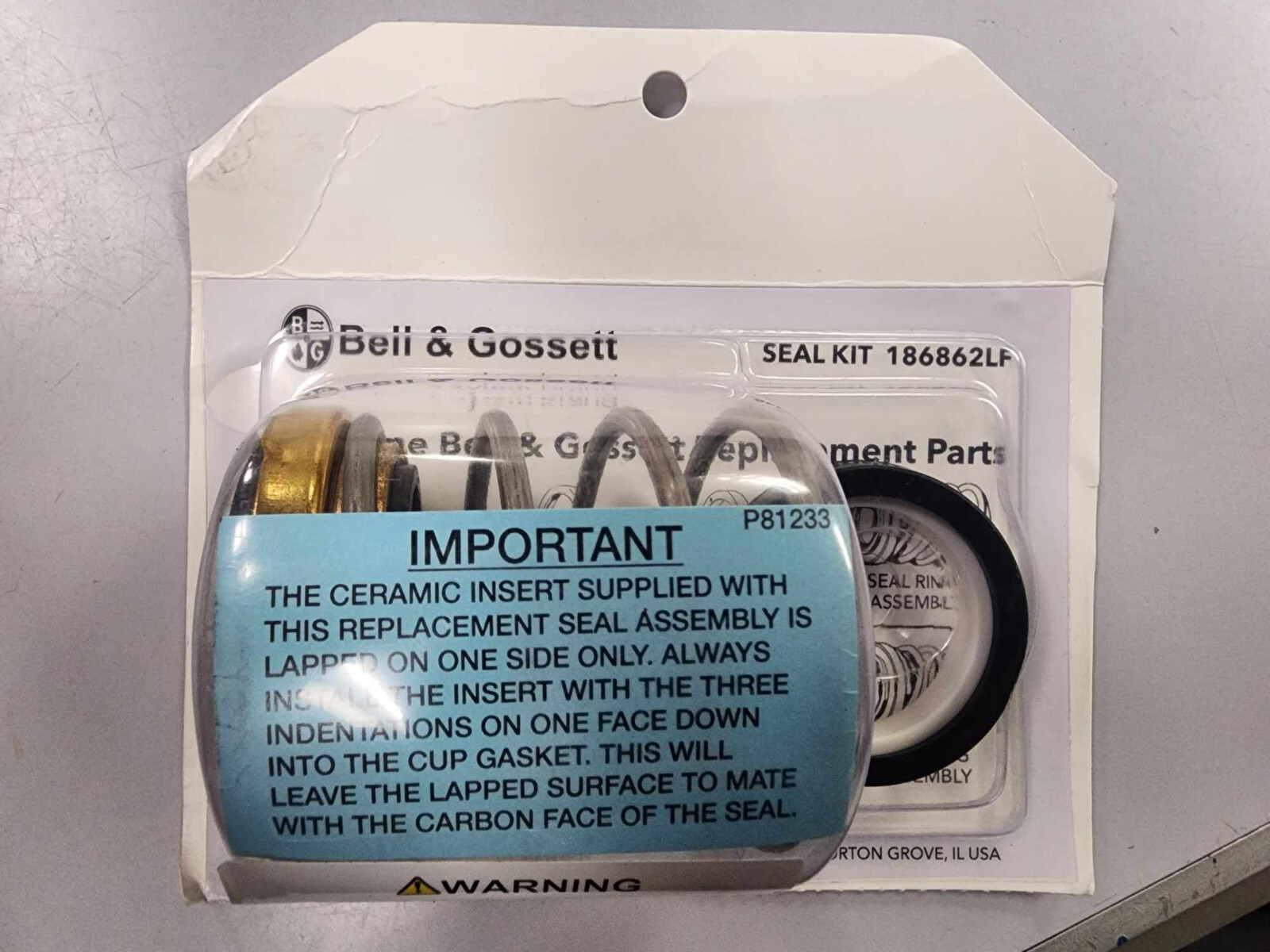 Bell & Gossett 186862LF Seal Kit | eBay