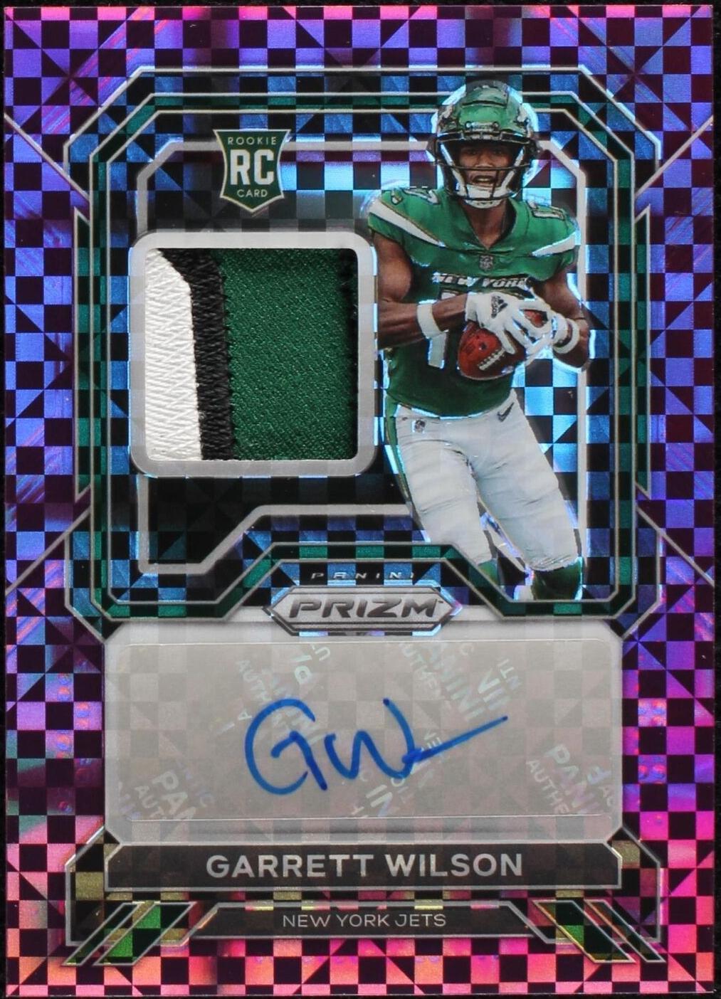 2022 Panini Prizm - Rookie Patch Autographs Garrett Wilson #RPA-GW ...