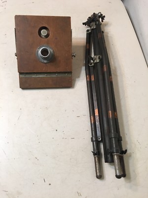 Rare Antique Portable Camera Tripod Japanned Copper Flash Finish Ley ...
