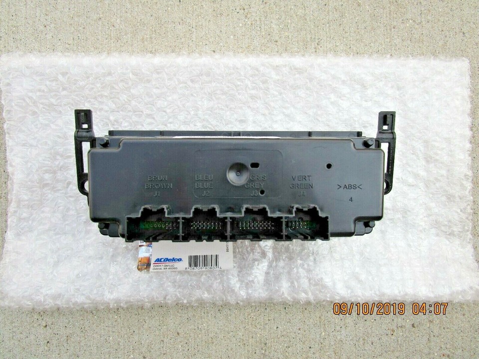 GM GMC CHEVY 22879021 ACDELCO 1574188 A/C HEATER CLIMATE TEMPERATURE ...