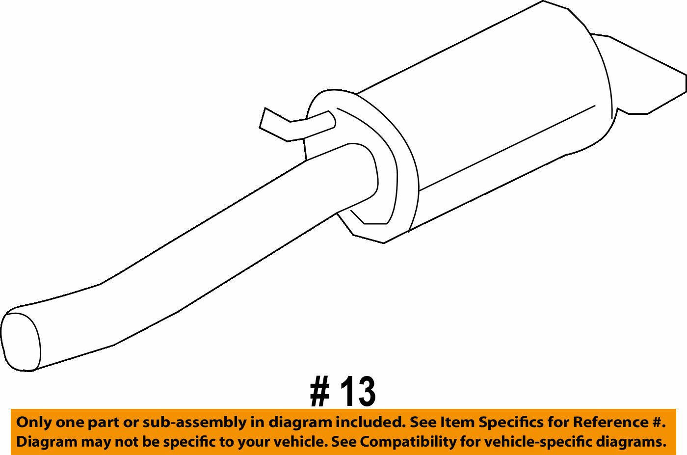 LAND ROVER OEM 10-13 Range Rover Sport 5.0L-V8-Muffler LR015382 | eBay