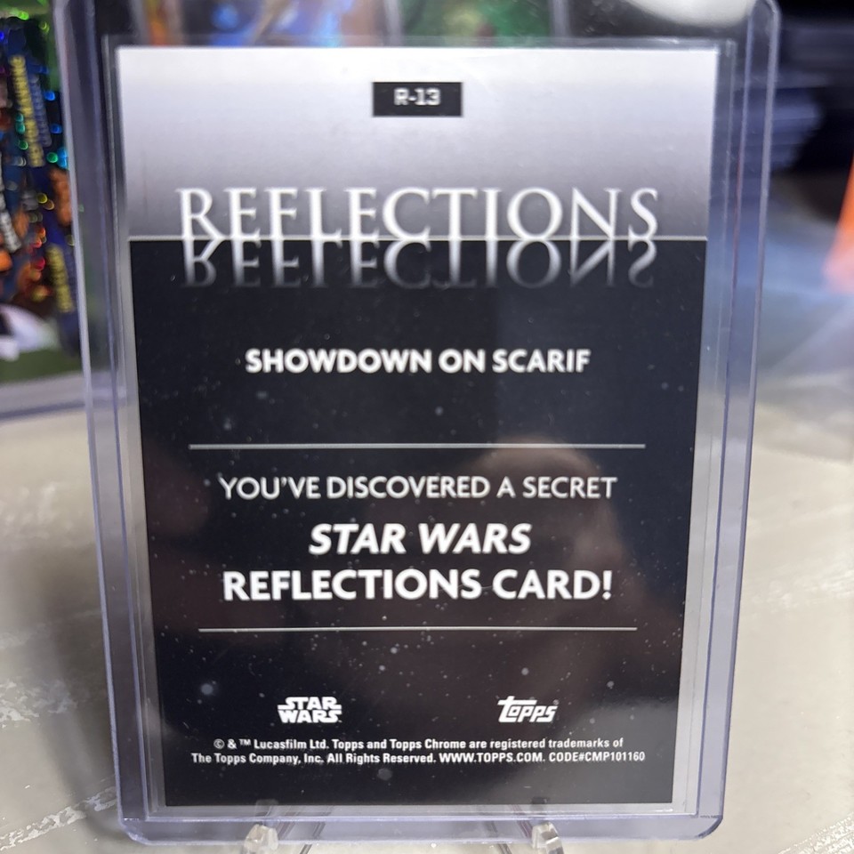 2025 Topps Chrome Star Wars Showdown On Scarif Reflections SSP Case Hit ...