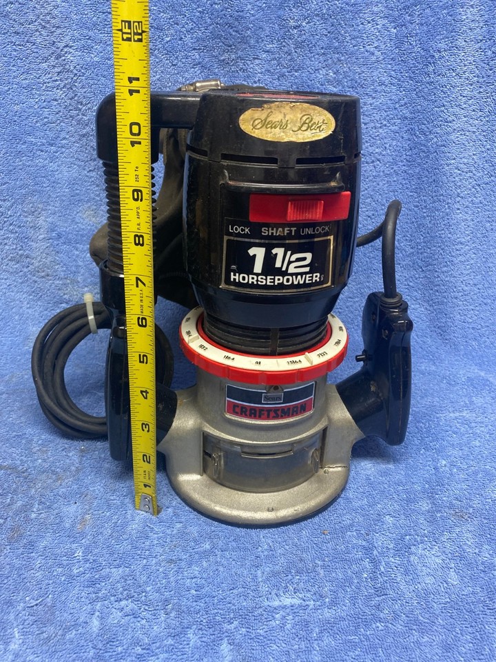 Craftsman 1-1/2 H.P. Electric Router Model 315.17431 Made in USA | eBay