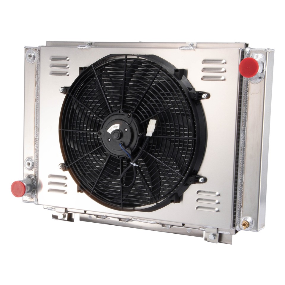 3-Row Radiator Shroud Fan Fit Ford Thunderbird T-Bird 6.4 6.6 7.0L 1961 ...