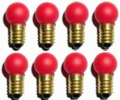 (8) Eight 432R RED 18v BULBS for Lionel Marx O O27 Gauge Trains ...