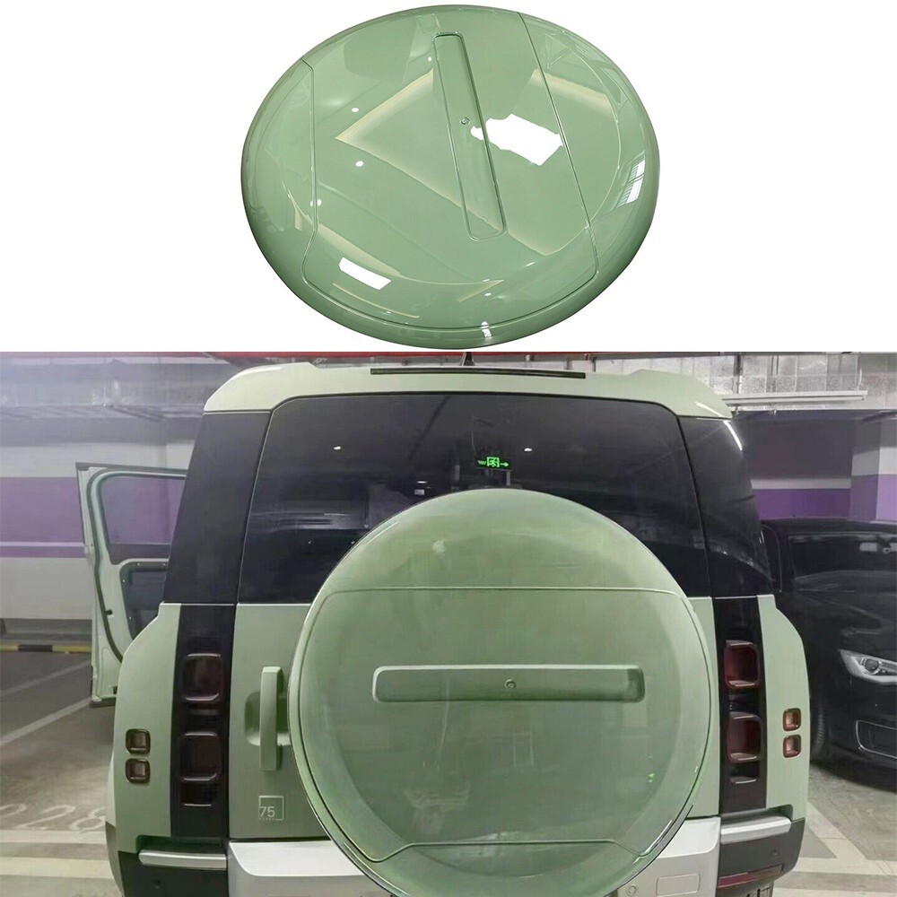 Grasmere Green Rear Spare Tire Tyre Cover Fits For LR Defender 110 90 ...