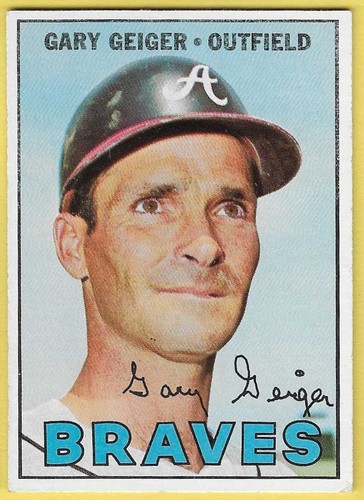 1967 Topps High Number Gary Geiger Braves #566 | eBay
