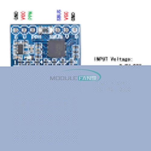 8CH PWM PPM SBUS Signal Conversion Module SPP Interconverter 3.3-20V ...