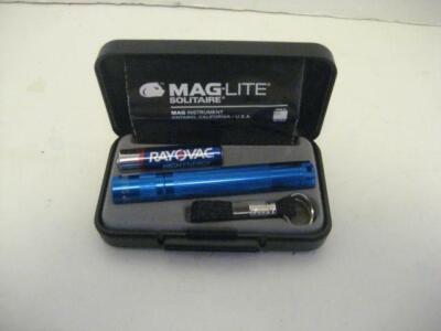 NEW Mag-Lite Maglite Solitaire LED 1-Cell AAA Flashlight Blue ...