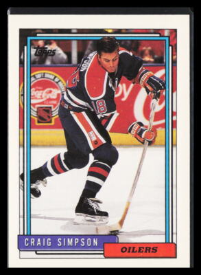 1992-93 Topps Craig Simpson #356 | eBay