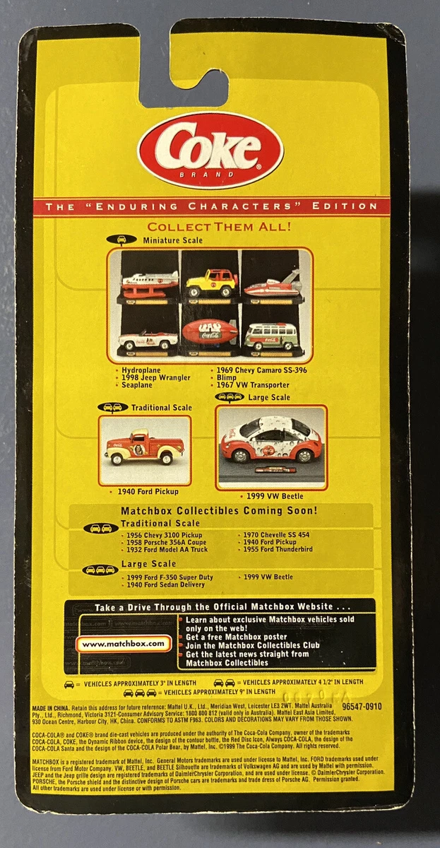 Sold At Auction: Group Of Matchbox Collectibles Coca-Cola