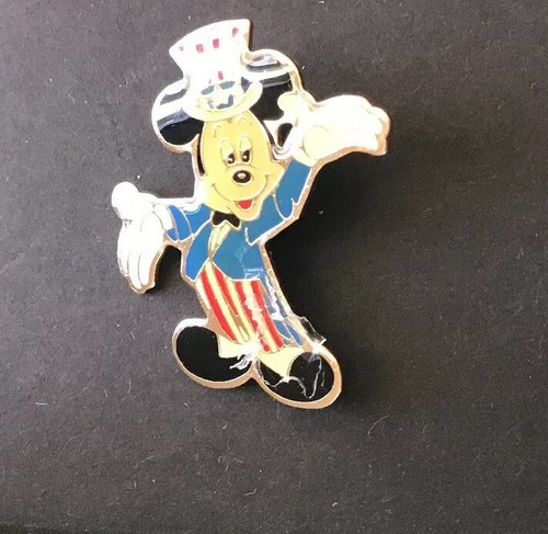 Mickey Mouse Uncle Sam Patriotic Pin Vintage 1989 Walt Disney Eastman ...