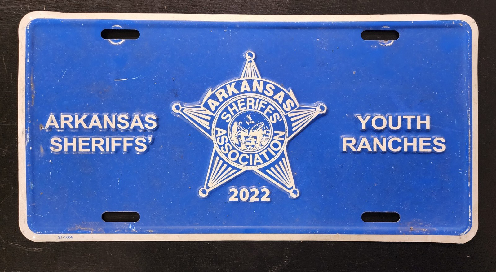 Arkansas Sheriffs Association License Plate Youth Ranch 2009 Car Tag ...