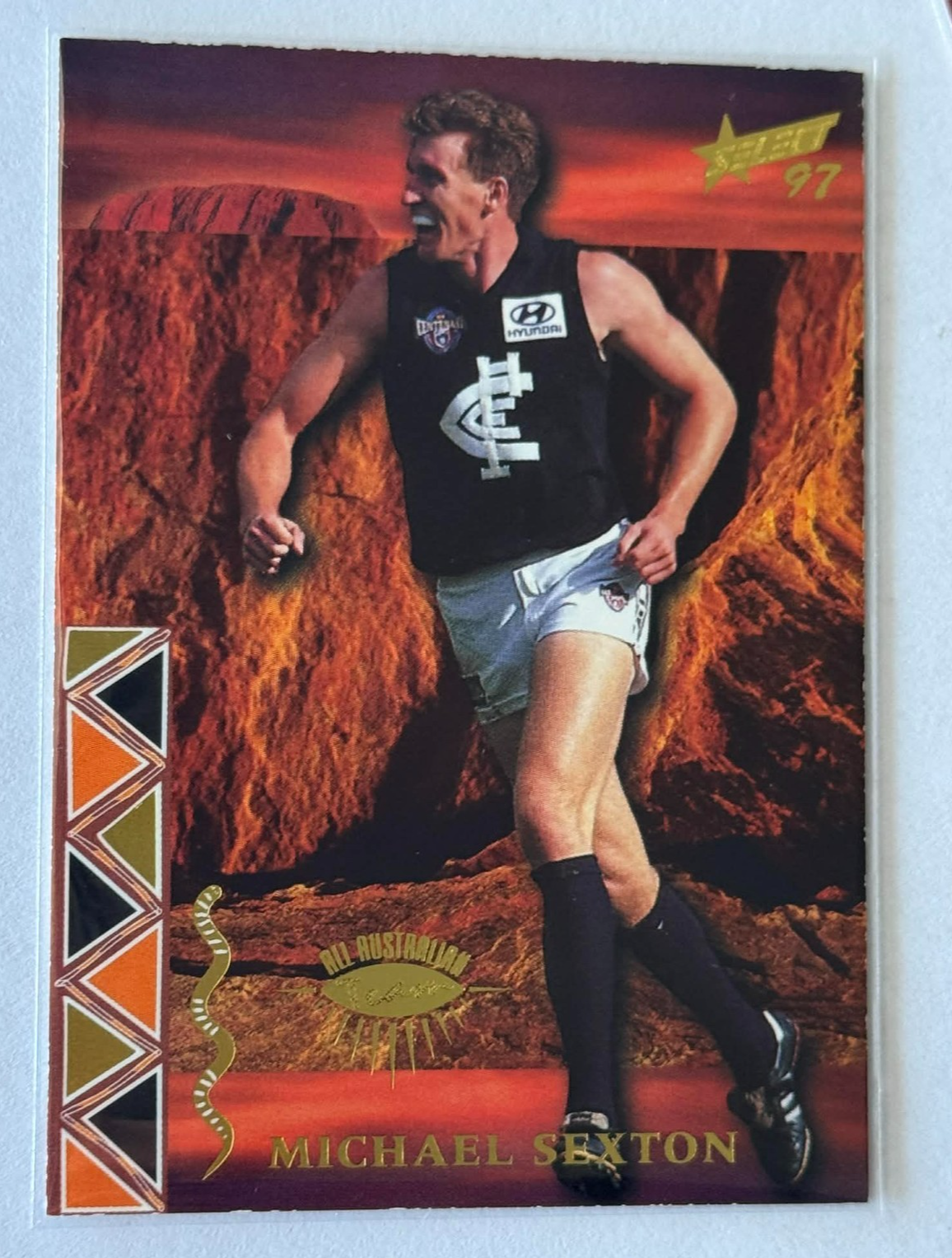 1997 Select All Australian card - MICHAEL SEXTON AA4 Carlton | eBay ...