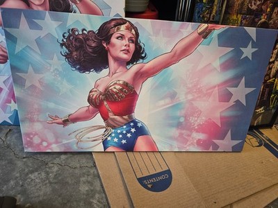 Wonder Woman-Lynda Carter Canvas Print Wall Art | eBay
