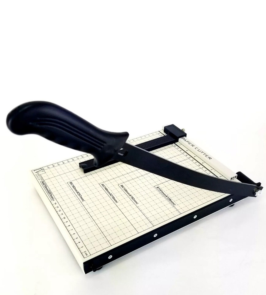 A4 To B7 12" Paper Cutter Metal Base Guillotine Page Trimmer Blade ...