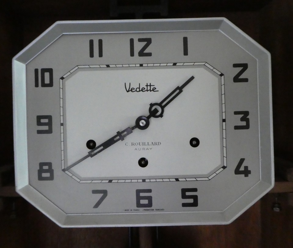 Antique French Vedette Westminster chime wall clock | eBay
