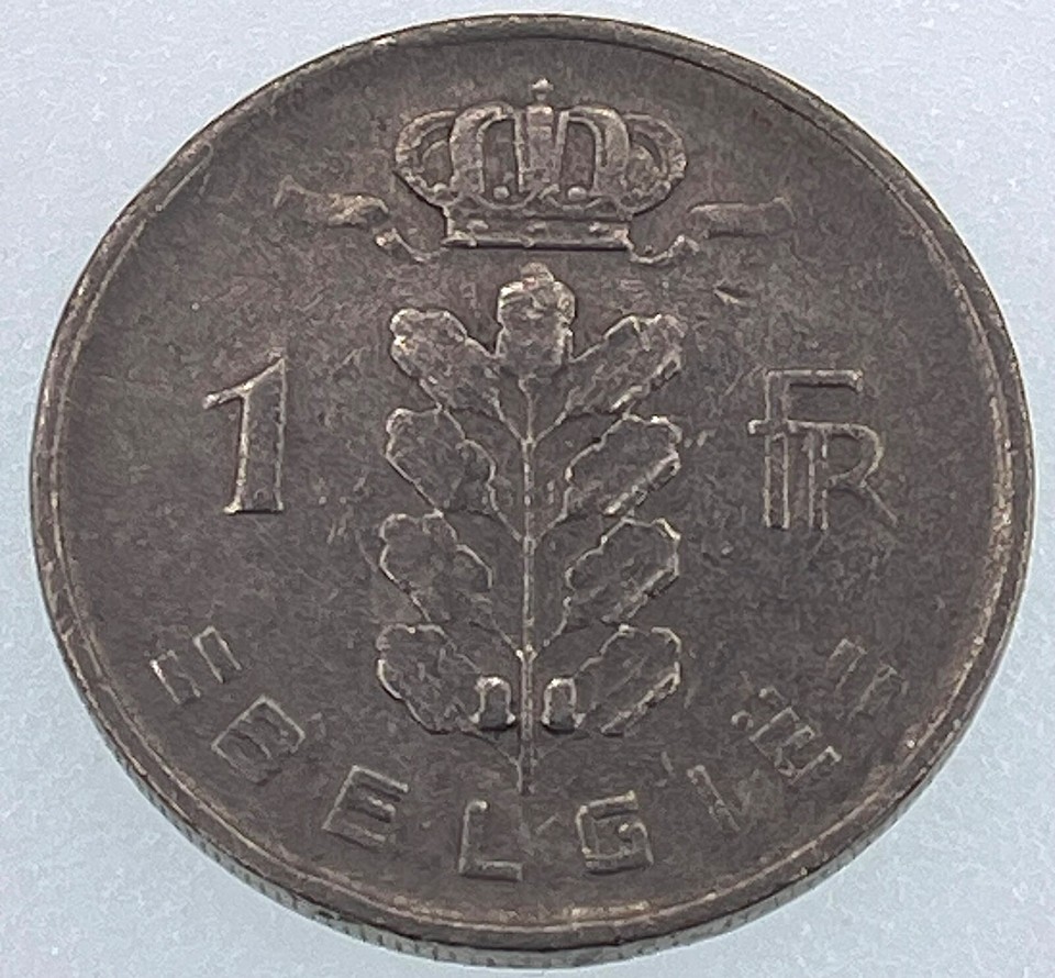 World Coin: 1952 Belgium - 1 franc - Circulated (SKU 133) | eBay