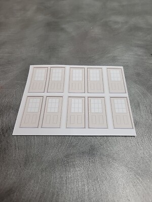 Custom Machine Shed 1/64 Cream Door (10) stickers | eBay