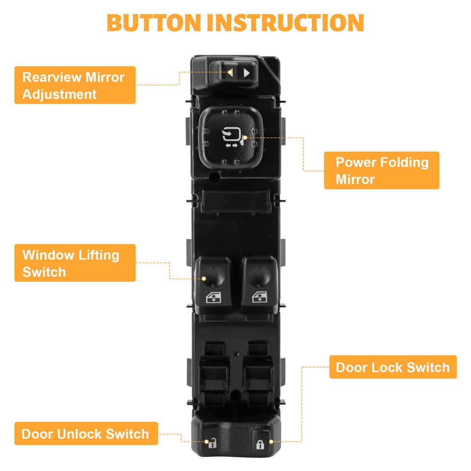 Master Power Window Switch For 2003-2007 Chevy Silverado GMC Sierra ...