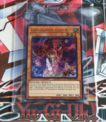 YuGiOh Libromancer Geek Boy MP23-EN001 1st Edition Ultra Rare | eBay
